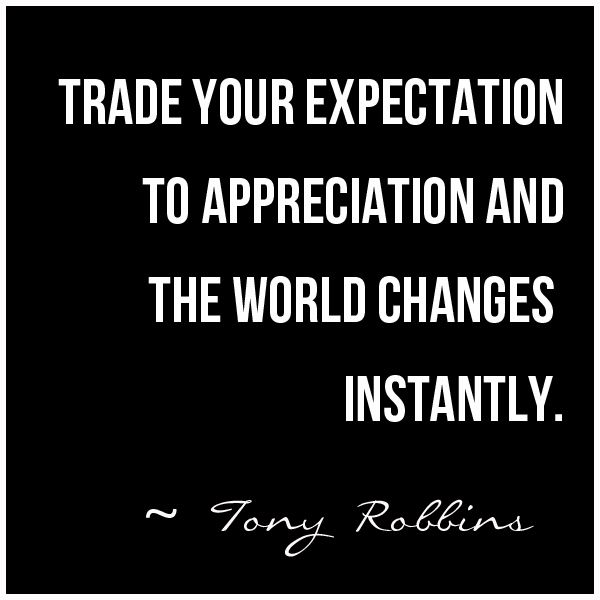 Expectation versus Appreciation - Kate Trevillian - Life Coach